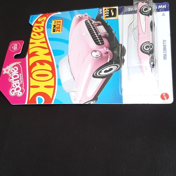 Mattel | Toys | Barbie The Movie Hot Wheels 956 Corvette Pink 223 Hw ...
